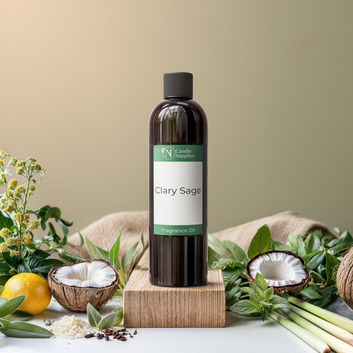 Clary Sage Oil - Citrus & Eucalyptus Home Fragrance – NI Candle ...